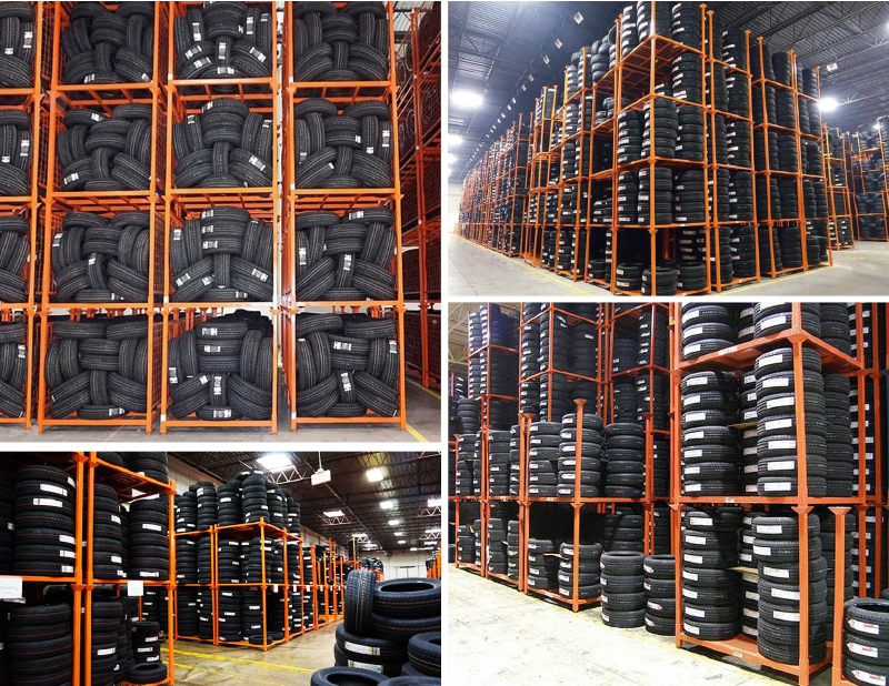 Pallet Stacking Rack For Tire Warehouse Storage Tire Rack