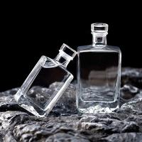 Quality Glass 100ml 200ml Vodka Fruit Wine Rum Gin Whiskey 375 ml Bottle for Cosmetic for sale