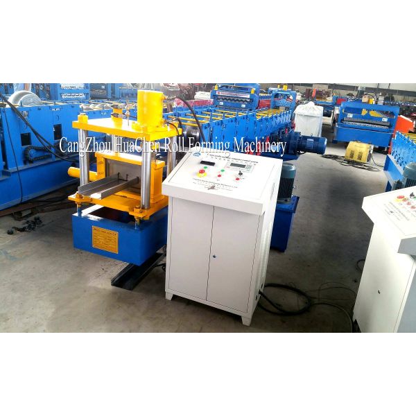 Quality Steel Channel C Purlin Roll Forming Machine 13 Rows Hydraulic control for sale