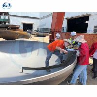 Quality Steel Welded Flat Bottom Head Pipe Cap 1220mm Diameter 20mm Thick ISO 9001 for sale