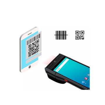 Quality Android Mobile POS QR Code Scanner Barcode Terminal Handheld Computer With for sale