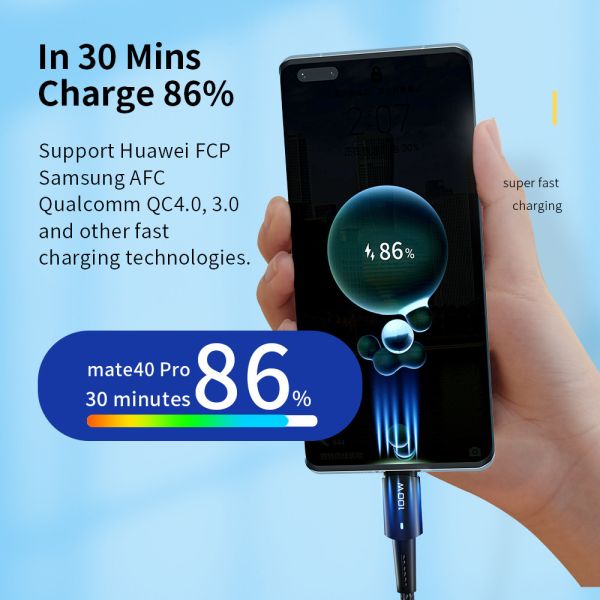 Quality Essager USB charging Data Cable 100W 60W Type C to Type C Cable For Mbk Huawei for sale