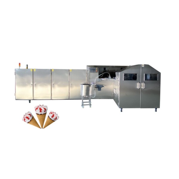 Quality PLC 5000pcs/h 120mm waffle Sugar Cone Making Machine for sale