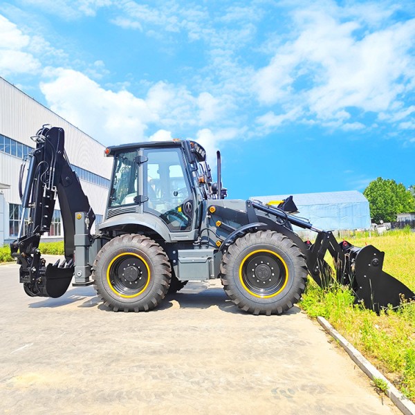 Quality High Quality 4x4 Wheel Loader Compact Versatile Heavy Duty Backhoe Loader for sale