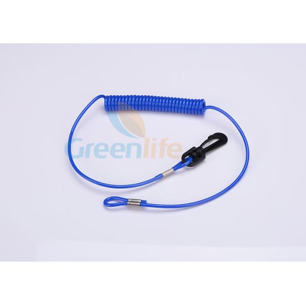 Quality Jet Ski Kill Switch Cord , Long Tail Mercury Stop Switch Lanyard Custom for sale