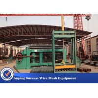 Quality Professional 100x120mm Gabion Machine / Gabion Making Machine Green Color 15T for sale