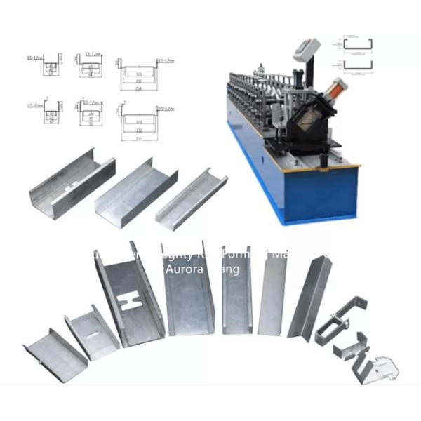 Quality C And U Profile Stud Roll Former Fast Speed Light Gauge Steel Framing for sale