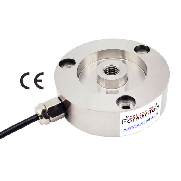 Quality Low Height Compression Force Transducer 500N 1KN 2KN 3KN Pancake Loadcell for sale