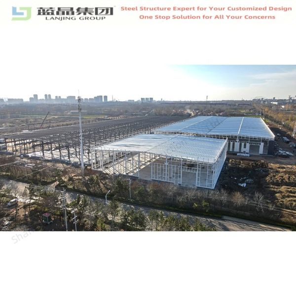 Quality Prefabricated Structure Building Workshop Metal Warehouse Steel Frame Warehouse for sale