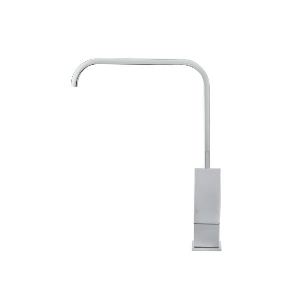 Quality Chrome Single Lever Modern Kitchen Mixer Tap 3 Year Warranty for sale