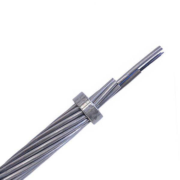 Quality Stainless Tube 80KN 96core OPGW Optical Ground Wire for sale
