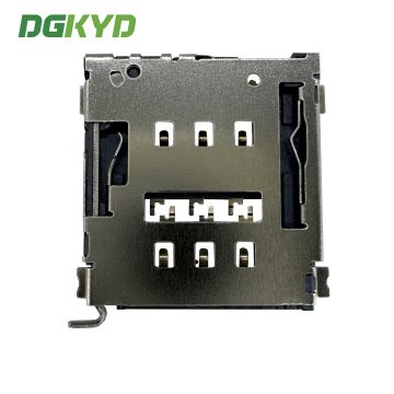 Quality Nano SIM Card Holder With Switch And Detection P Telephone Card Holder TF SIM for sale