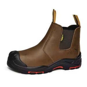 Quality Electrical Insulation Security Work Boots with Anti-Slip Tread and One-Pull for sale
