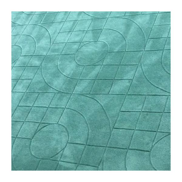 Quality Handmade Turkish Silk Marine Carpet with Customized Trellis Pattern and for sale
