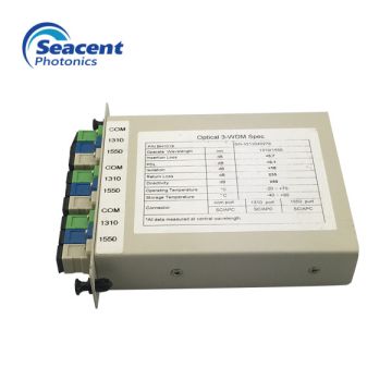 Quality 1310nm 1550nm Optical FWDM Low Insertion Loss For Telecom Munication for sale