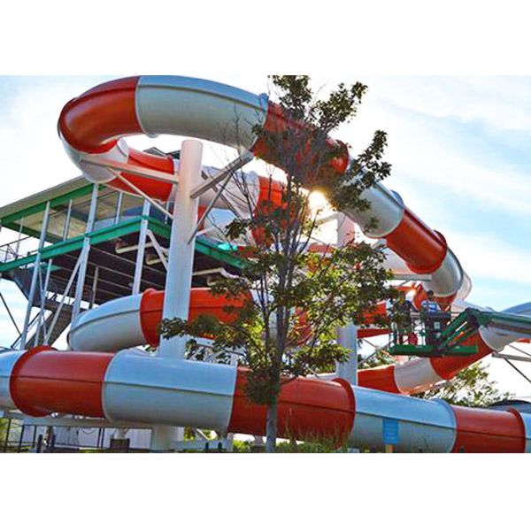 Quality FRP Custom Family Water Slide , Commercial Water Theme Park Awesome Water Slides for sale