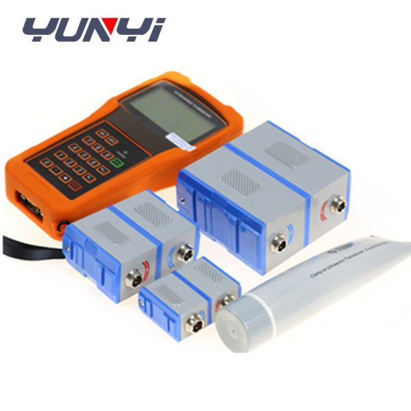 Quality OCT RS232 Digital Flow Meter LCD Display Clamp On Ultrasonic Flow Meter for sale