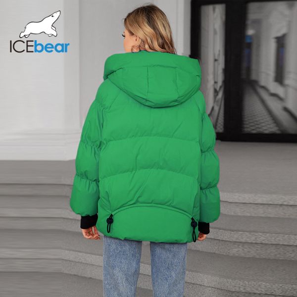 Quality Short Length Thickened Down / Cotton Jacket Trendy Loose Style With Down Filling for sale