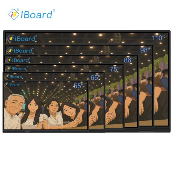 Quality 55 65 75 86 98 Inch 4K LCD Interactive Whiteboard Touch Panel Smart Screen for sale