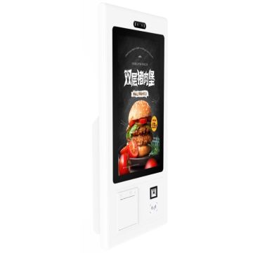 Quality Convenient 21.5inch Touch Screen Self Service Food Ordering Kiosk with Thermal for sale