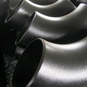Quality A234 WPB Black Carbon Steel Pipe Elbow Fitting SCHXS High Pressure 90 Degree for sale
