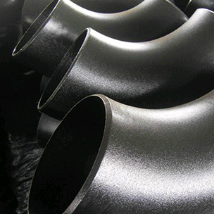 Quality A234 WPB Black Carbon Steel Pipe Elbow Fitting SCHXS High Pressure 90 Degree for sale