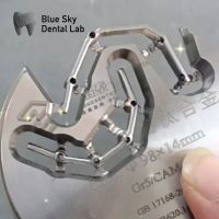 Quality Full Mouth Milled Titanium Bar Dental Locator Denture Attachments for sale