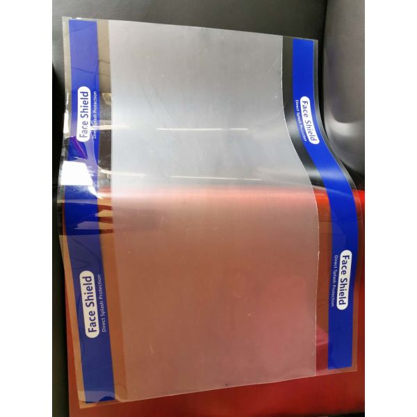 Quality Fog Proof Face Shield Material Double Sided Rigid PET Film Impact Resistant for sale
