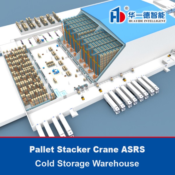Quality Cold Storage Warehouse Pallet Stacker Crane ASRS Logistics Center Automatic for sale