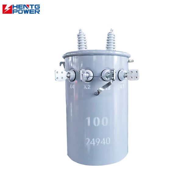 Quality Copper Winding Single Phase Pole Mounted Transformer Oil Immersed 167 KVA IP23 for sale