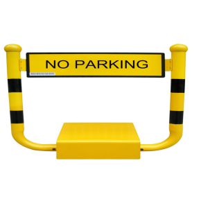 Quality Yellow Cold Rolling Steel Car Parking Lock with Rechargeable Battery and Burglar-proof Design for sale