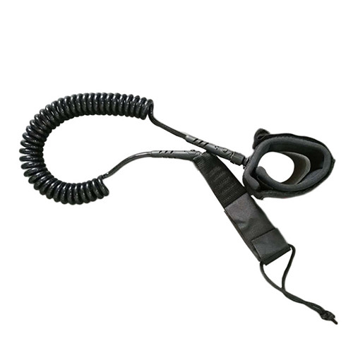 Quality Pure Black Retention Surfboard Leg Rope 7MM 1.5Metre Long for sale