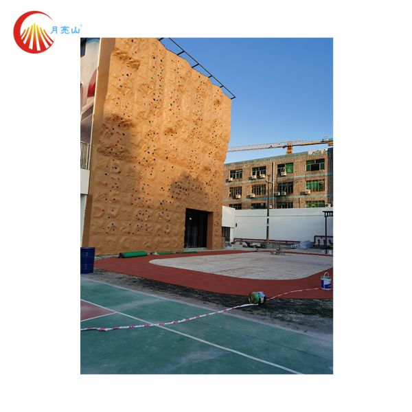 Quality Playground Park Outdoor Climbing Wall Equipment Anti UV Colourful Customized for sale