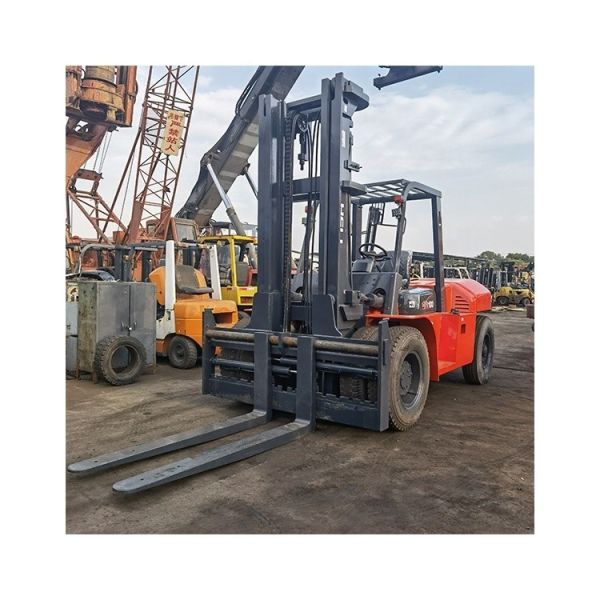 Quality 2012 Heli 10Ton Diesel Engine Forklift with 10000kg Capacity and Routine Fork Length for sale