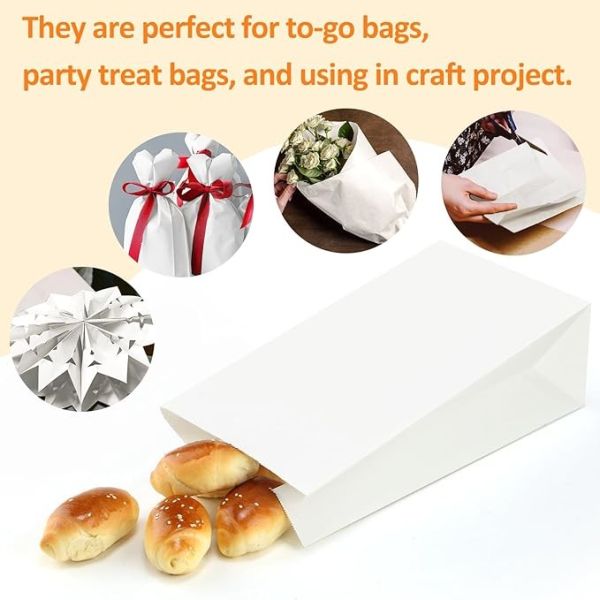Quality Durable Kraft Paper Bag For Bakery Bread Sandwich Bag Customized for sale