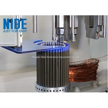 Quality NIDE automatically stator coil winding machine low noise two working stations for sale