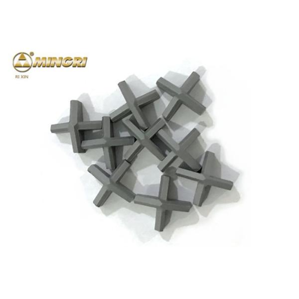 Quality Four Heads Cemented Tungsten Carbide Tips MR600 Grade For Coal Mining for sale