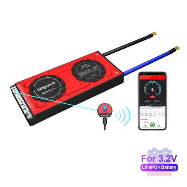 Quality Software LIFEPO4 4S 12V 80A Bluetooth Smart Bms for sale