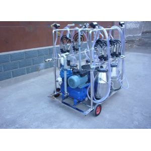 Quality 4 Stainless Steel Buckets Dairy Milking Machine For Goats / Sheep for sale