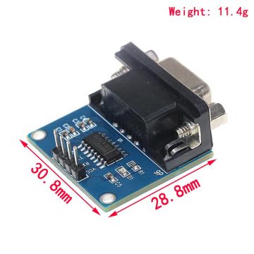 Quality 5.5V MAX3232 MAX232 Module RS232 To TTL Serial Port Converter DB9 Connector for sale