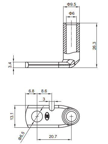 Quality Forging Bending 90 Degree Battery Terminal Electrical Ring Terminal G0001 for sale