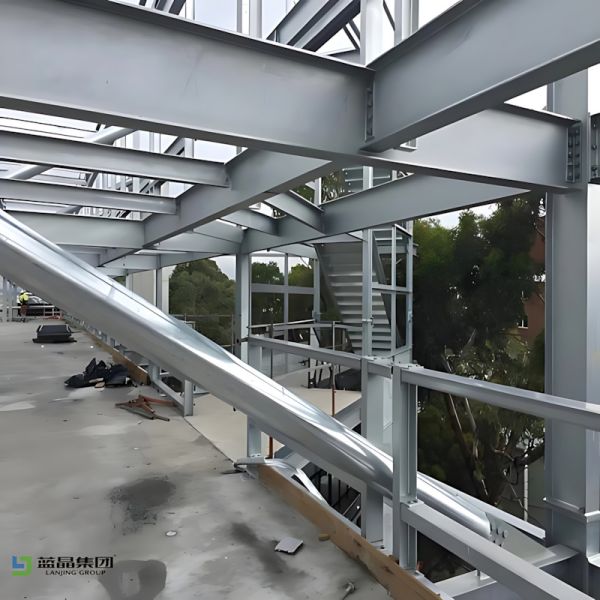 Quality Precision Prefab Steel Warehouse Bolted Connection Portal Frame Structure for sale