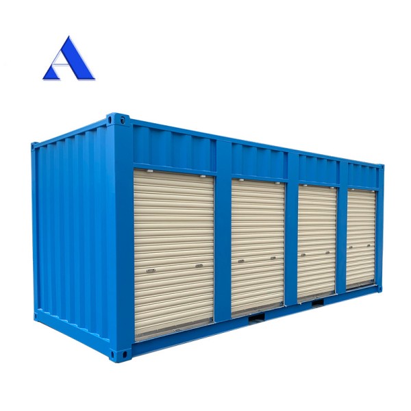 Quality 20 Feet Length Roller Shutter Door Self Storage Shipping Container 20ft for sale