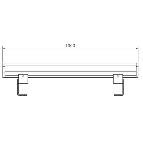 Quality White IP65 LED Linear Light Fixture 12W 24V 50000hrs Lifespan for sale