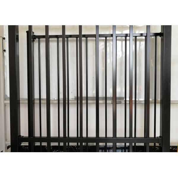 Quality Square Post Spear Top 1030mm Height Tubular Steel Fence for sale