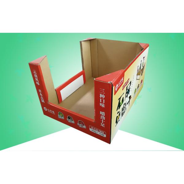 Quality EB Flute Stacked Up PDQ Display Strong Cardboard Trays for sale