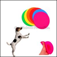 Quality Soft Rubber Training Dog Flying Disc Soft Dog Frisbee Long Distance Throws for sale