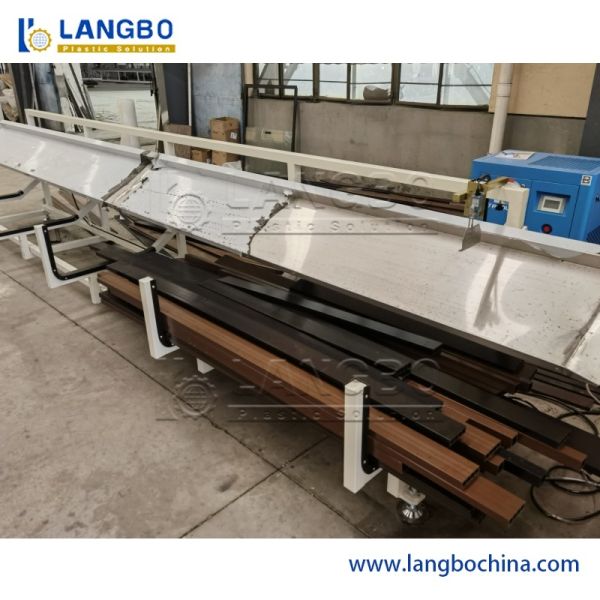 Quality PVC / WPC Profile Extrusion Line Motor Double Screw Design for sale