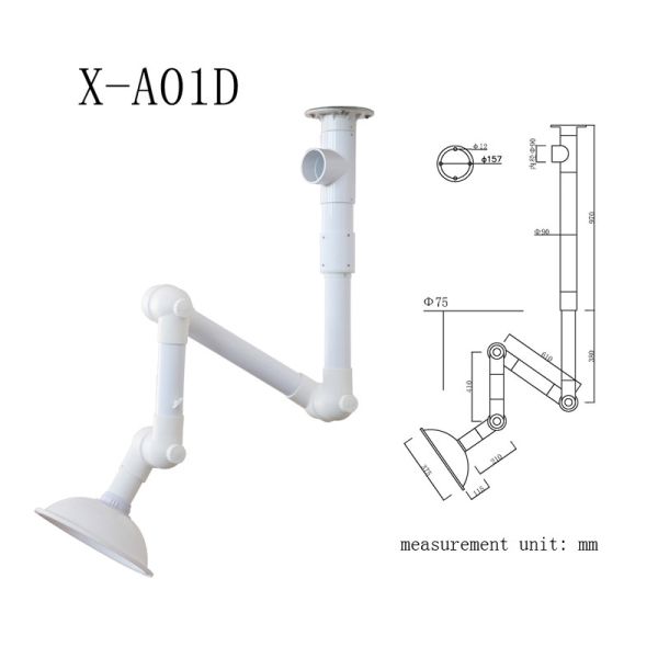 Quality Anticorrosive Plastic Lab Hood with Easy Operation PP Universal Fume Extraction for sale