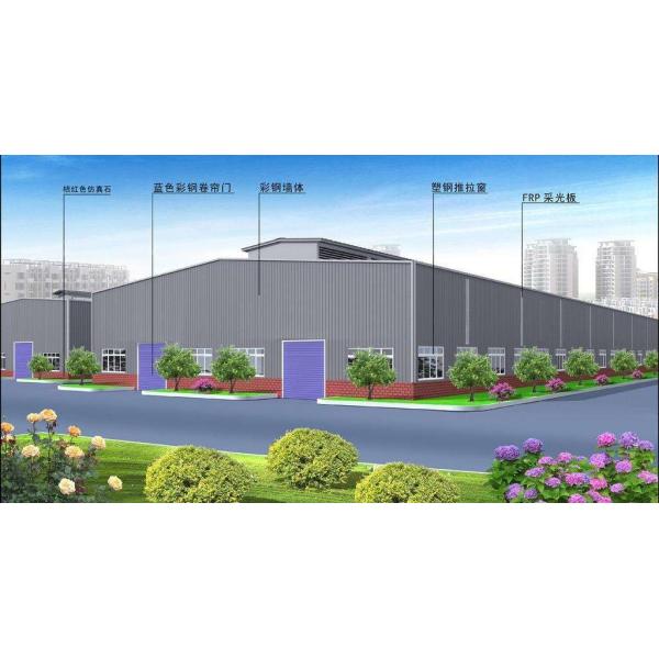 Quality Q235 Q345 Prefabricated Steel Frame House Metal Building Structures High for sale